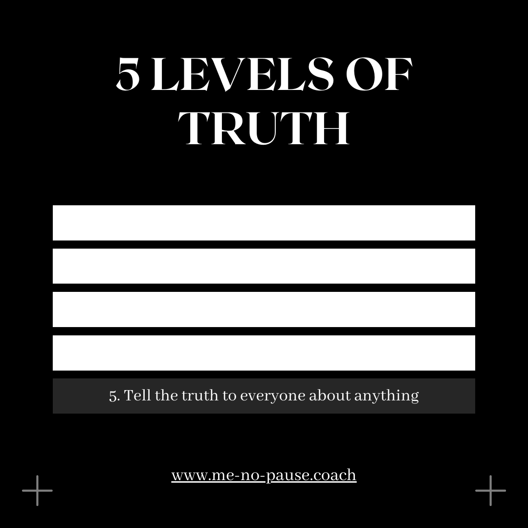The 5 Levels of truth – Levels 5 Tell the truth to everyone about ...